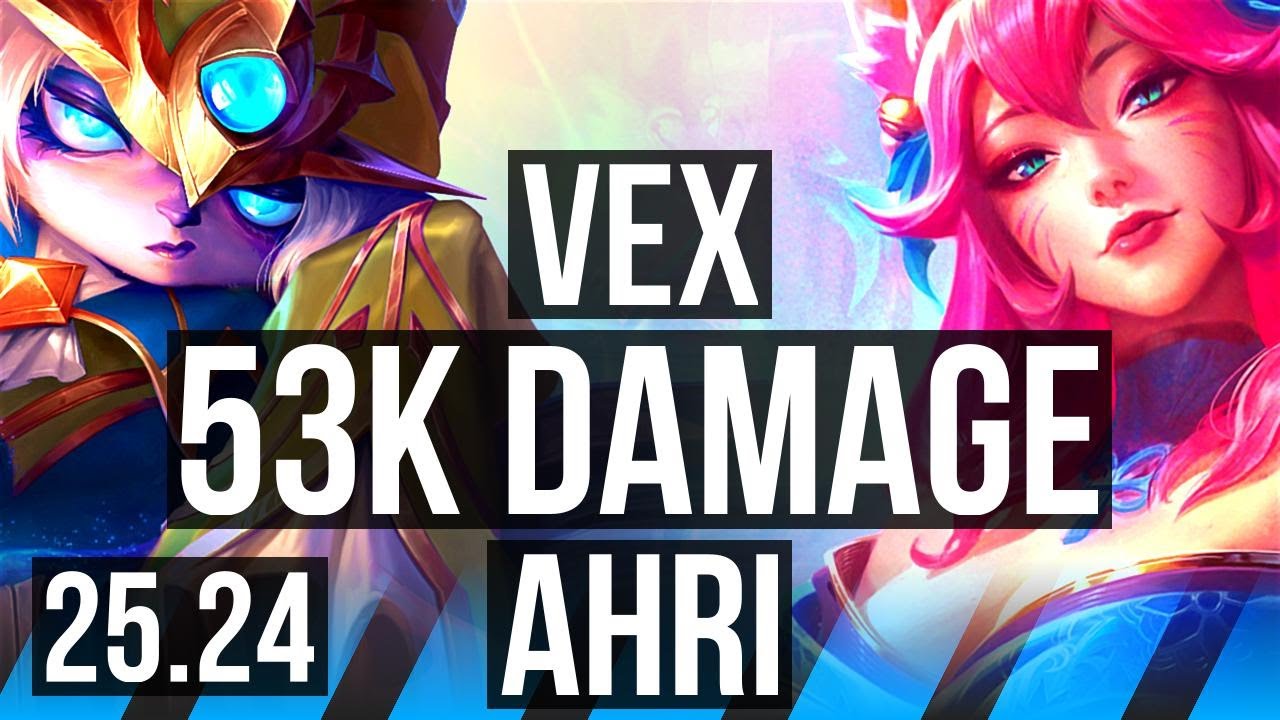 VEX vs AHRI (MID) | 53K damage | EUW Master | 25.24 - YouTube