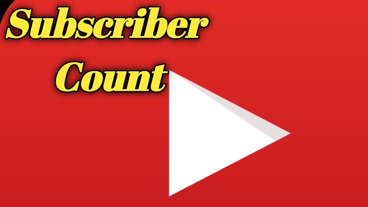 How to subscriber count of any YouTube Channel || Just one Android app ...