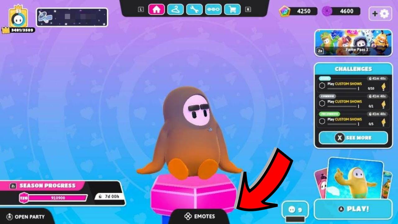 *UPDATE* Fall Guys Emotes In The Lobby Features! - YouTube