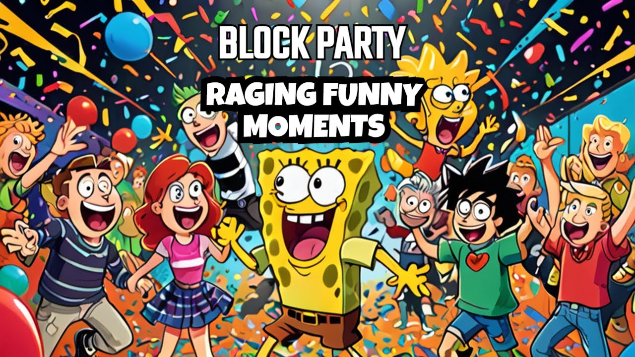 Nickelodeon Block Party Raging & Funny Moments Part 2 - YouTube