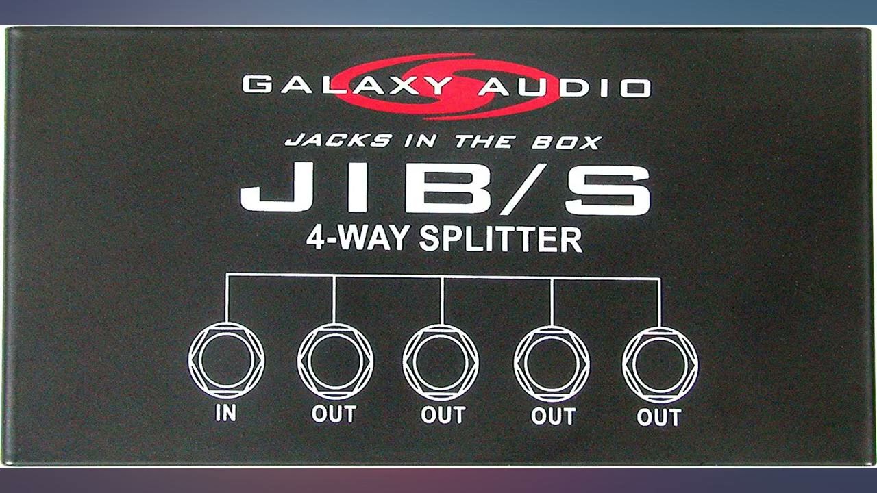 Galaxy Audio JIB//S 4-Way Splitter, Original Version review - YouTube