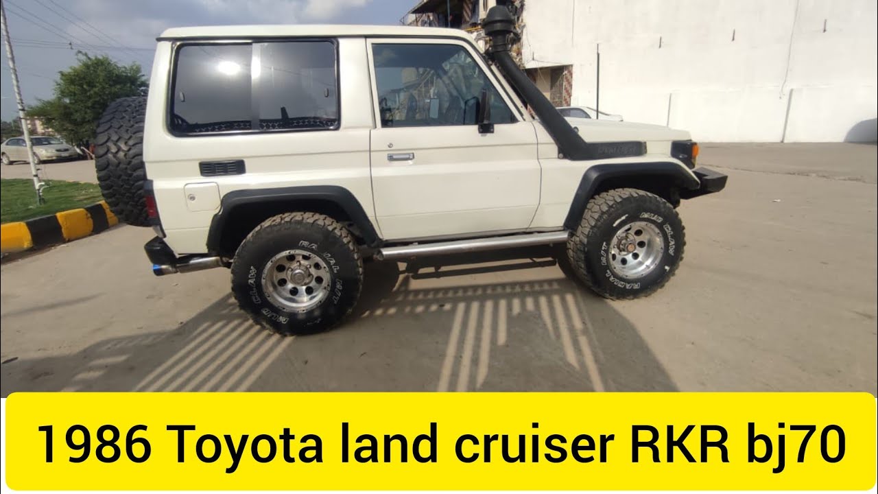 1986 Toyota land cruiser RKR bj70||for sale in Islamabad - YouTube