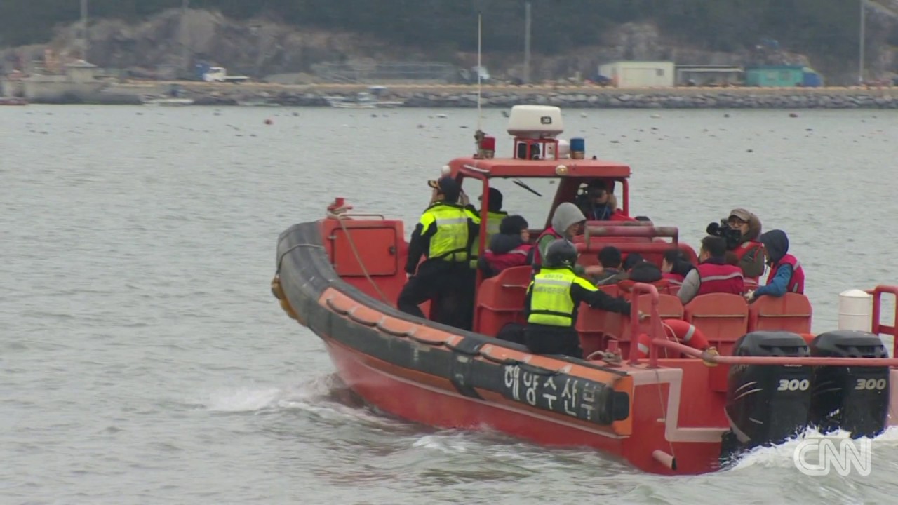 South Korea: Sewol ferry emerges from the water 3 years after sinking ...