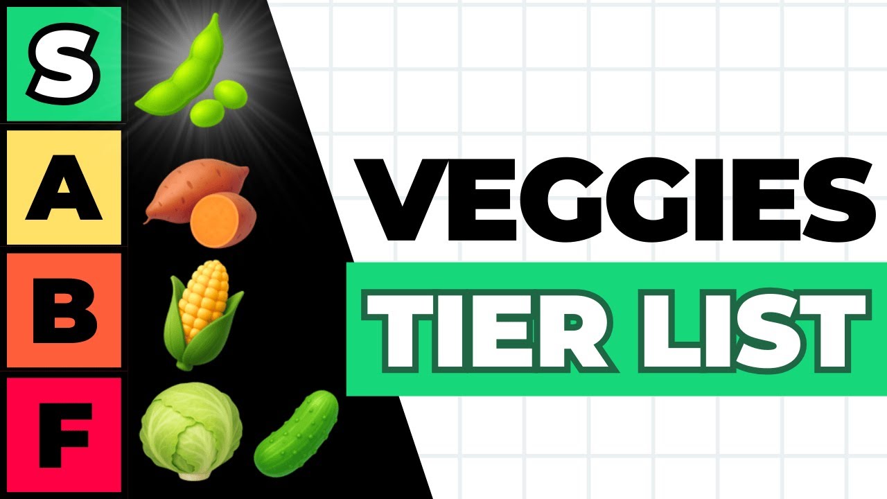 Every Vegetable Ranked - Nutrition Tier List - YouTube