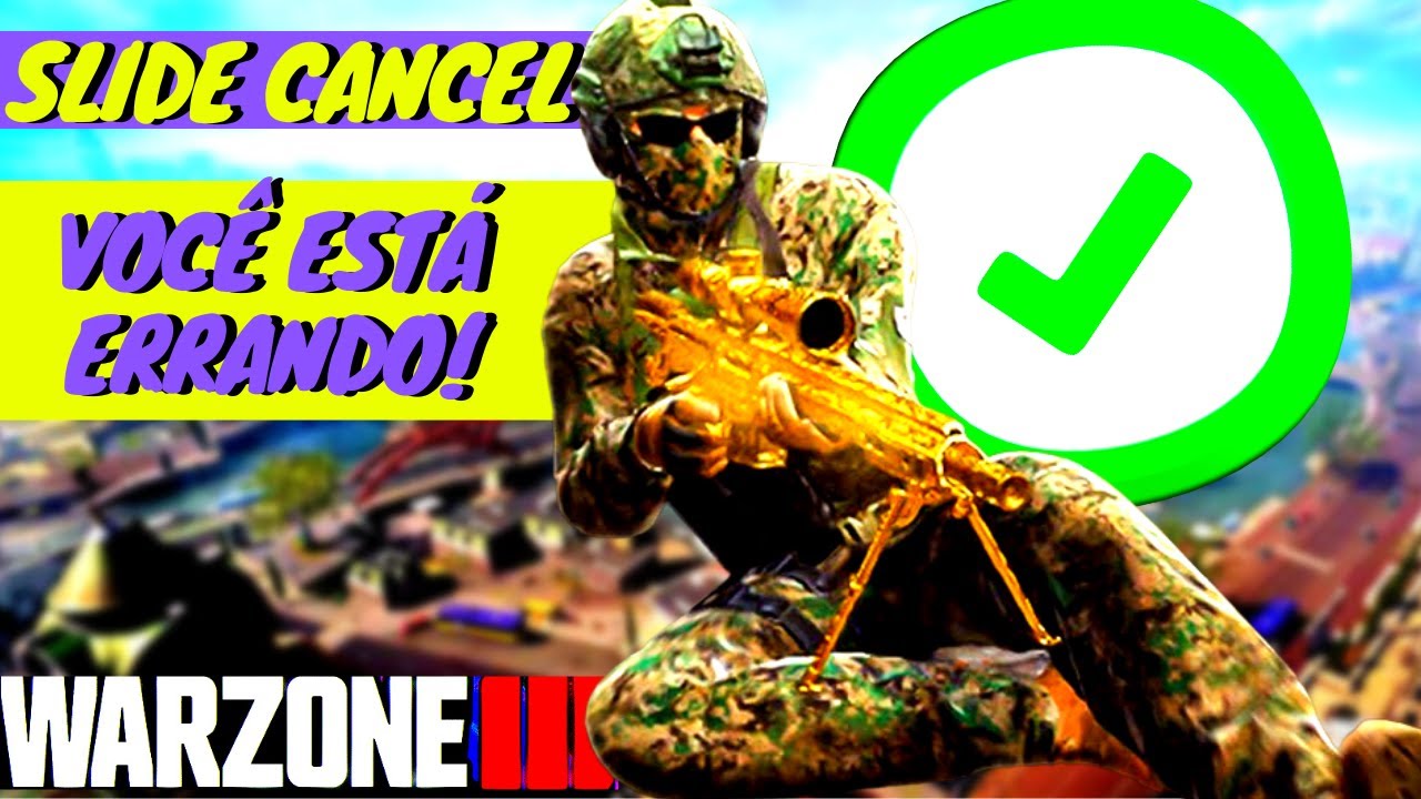 Como Fazer o SLIDE CANCEL do Jeito Certo no Mw3 e Warzone 3 - DICA ...