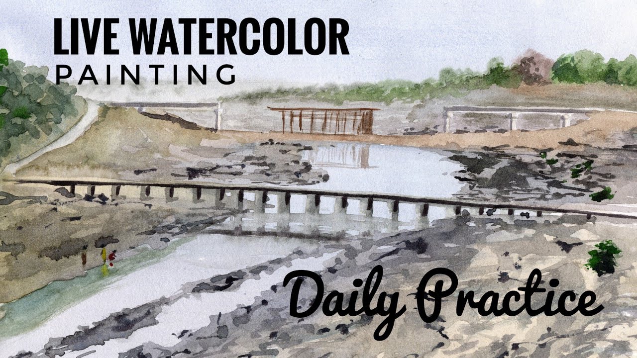 Daily Watercolor Practice | Full Process - YouTube