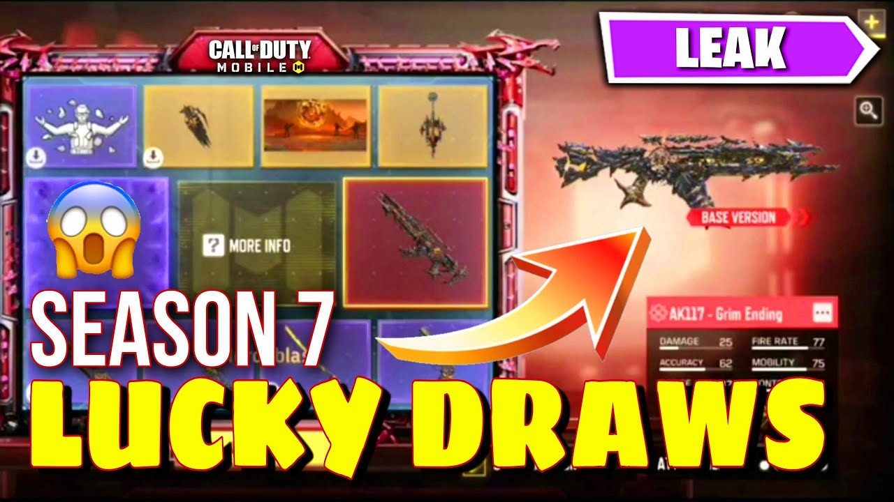SEASON 7 LUCKY DRAWS | CODM LEAKS - YouTube