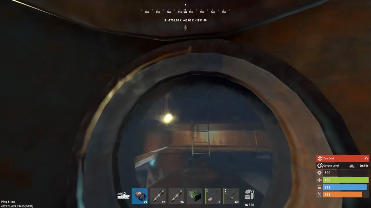 Rust console 2nd time underwater labs - YouTube