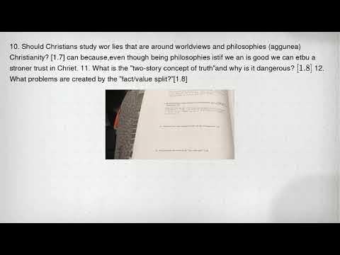 10. Should Christians study wor lies that are around worldviews and ...