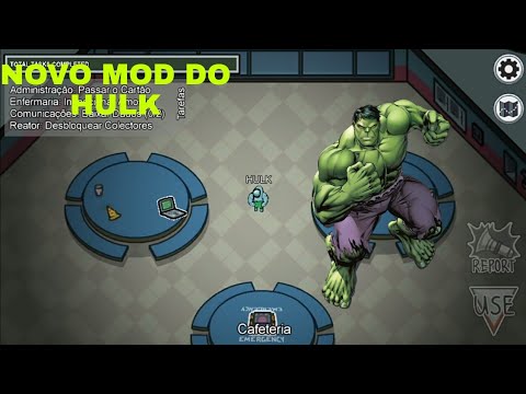 NOVO MOD DO HULK NO AMONG US (INCRÍVEL!!😱😱) - YouTube