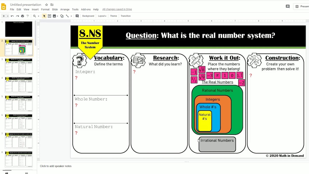 8th Grade Math Essential Questions In Google Slides YouTube 8th Grade Math Essential Questions In Google Slides YouTube