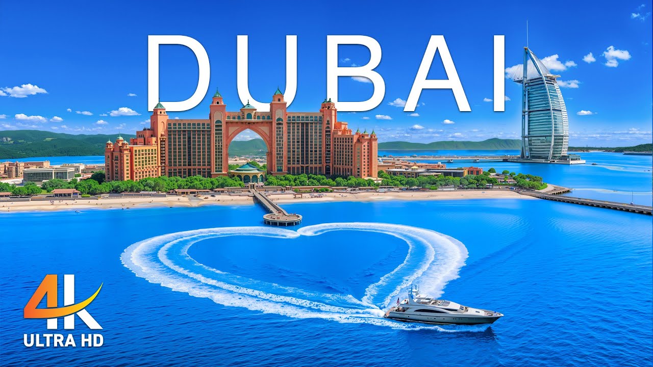 Dubai 4K – Aerial Views of Iconic Skyscrapers & Desert Landscapes With ...