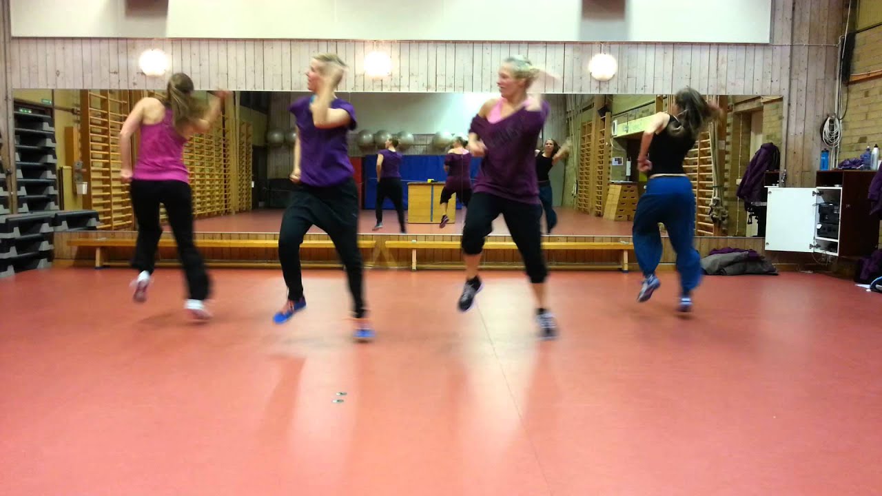 Zumba routine to Timber - YouTube