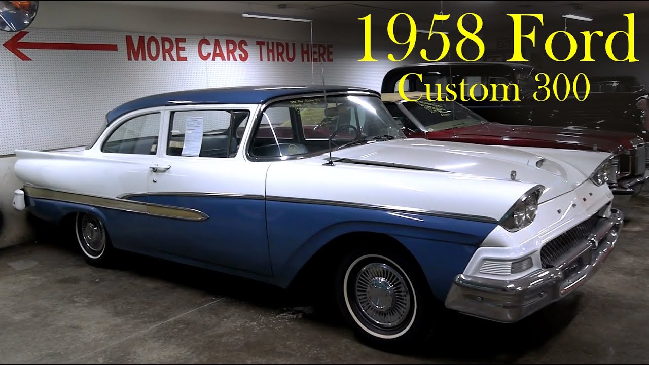 1958 Ford Custom 300 at Country Classic Cars - YouTube