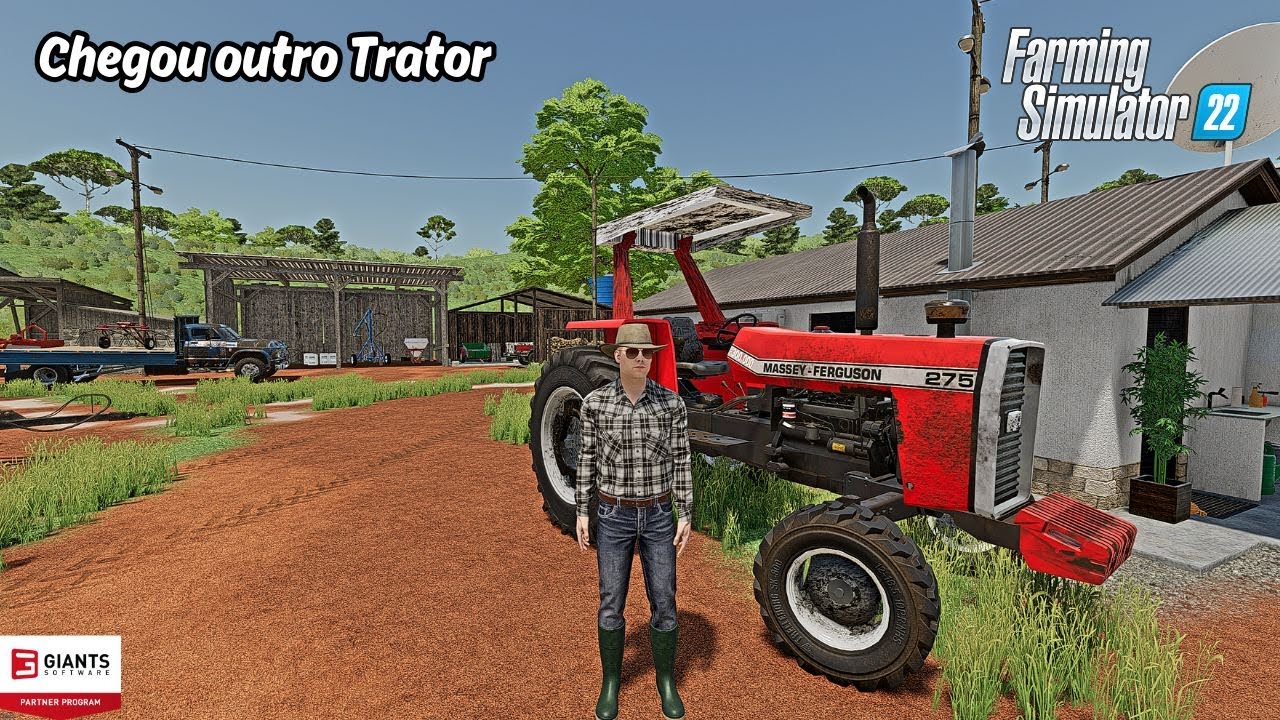Comprei um Massey Ferguson 275/Farming Simulator 22/Mapa Nova Estância ...