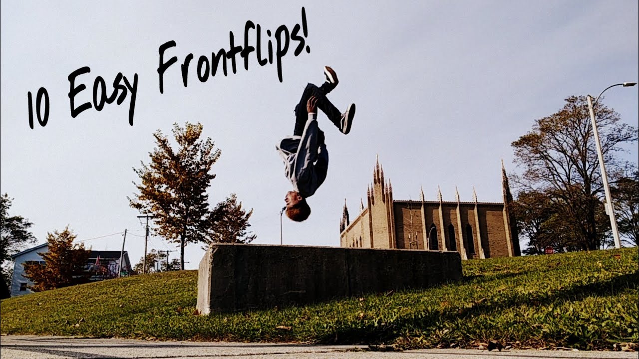 10 awesome Frontflips ! | easy Frontflips to do - YouTube