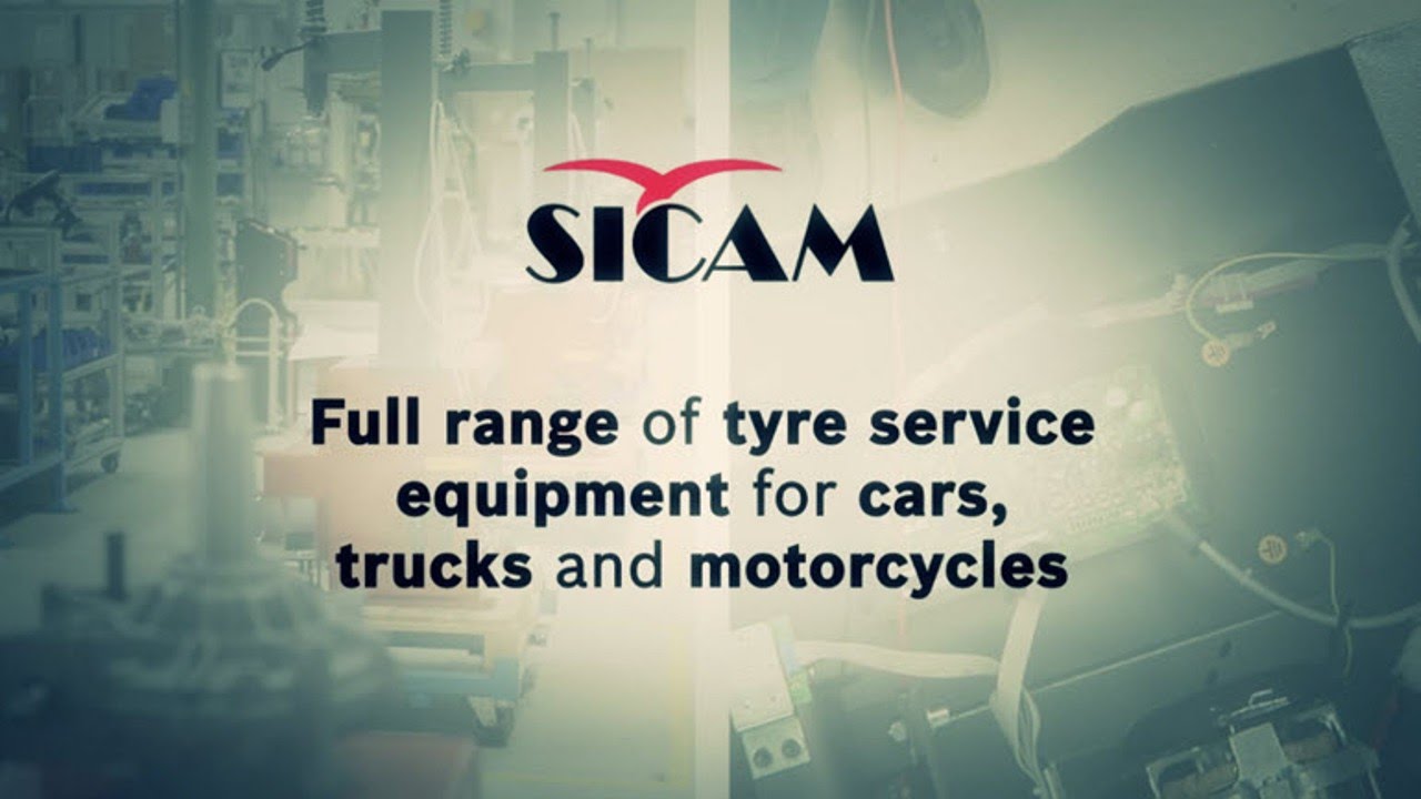 SICAM Tyre changers & Wheel balancers - YouTube