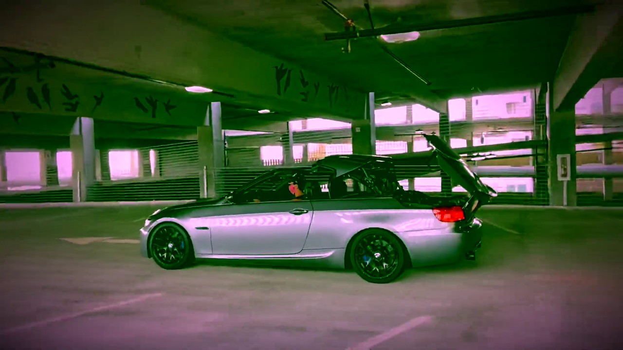 BMW E93 335i Convertible Lowered on BC Racing Coilovers - YouTube