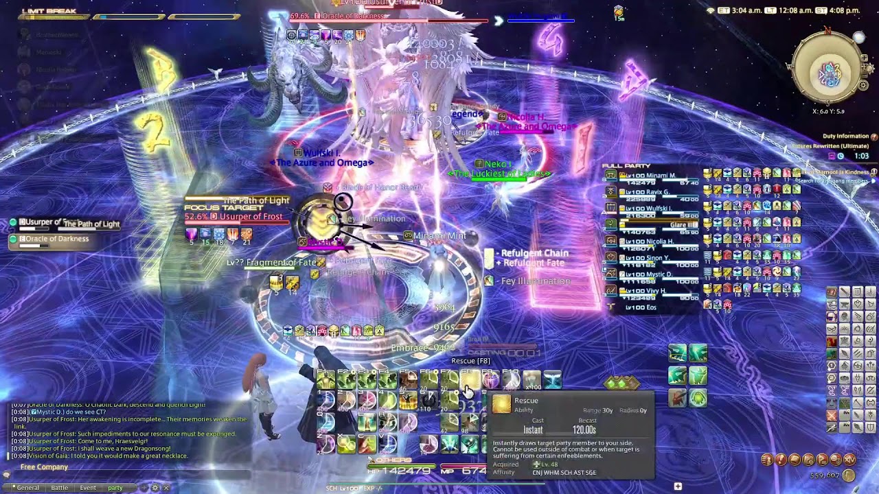 FF14 raiding FRU (27) - YouTube