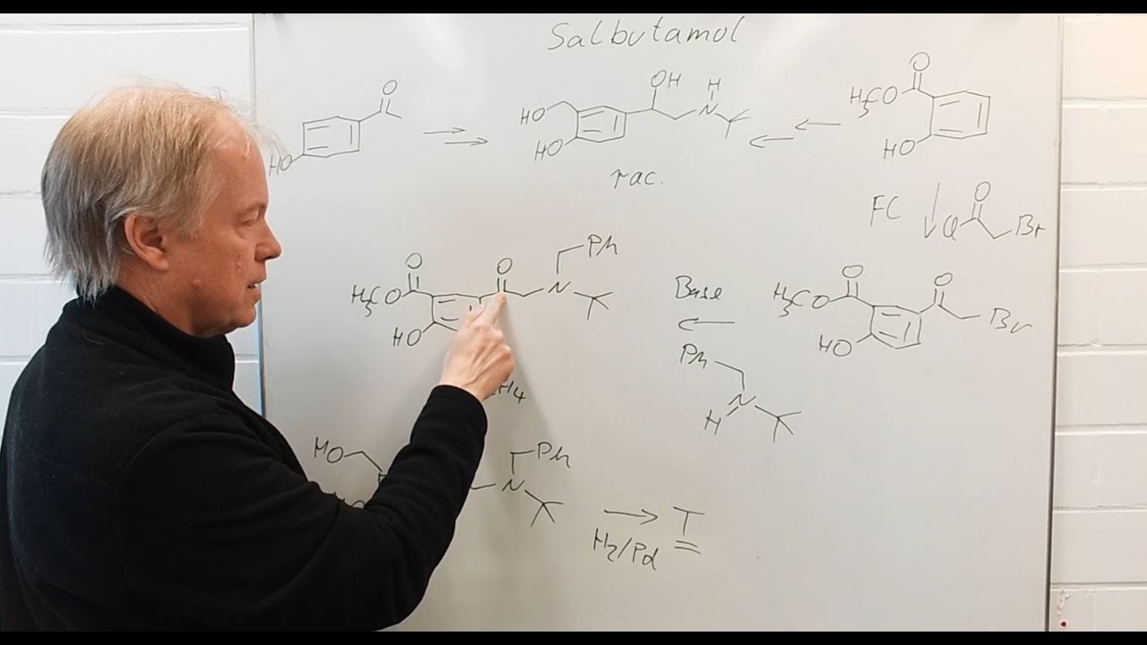 Synthesis of the asthma drug salbutamol laboratory procedure ...