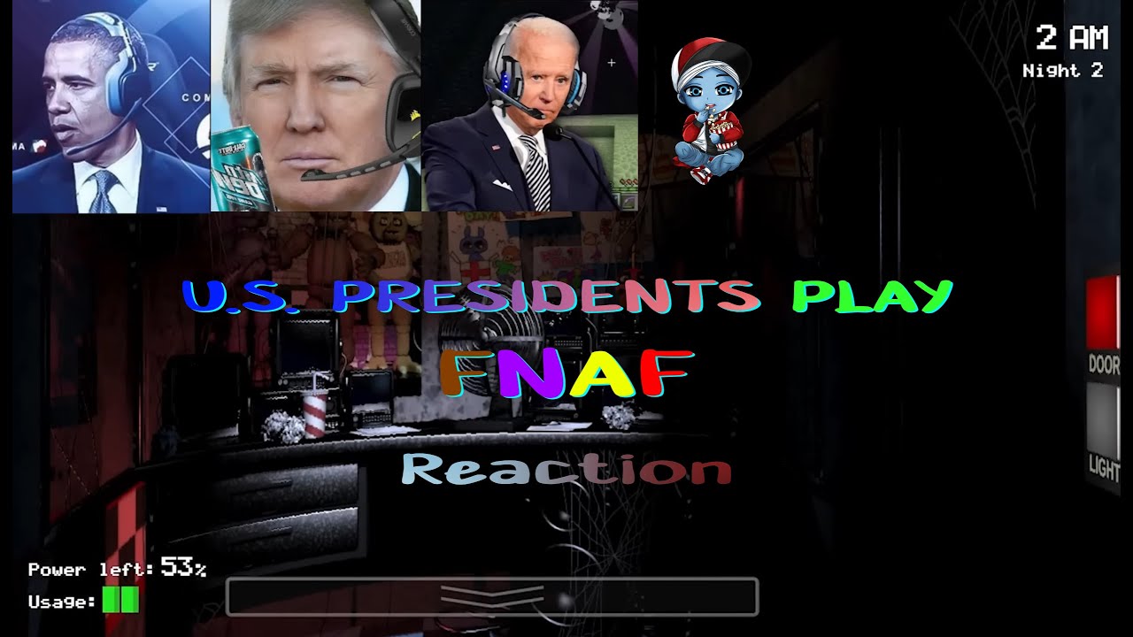 PaperSin Presents | U.S. PRESIDENTS PLAY FNAF by Jared Gaming | A ...