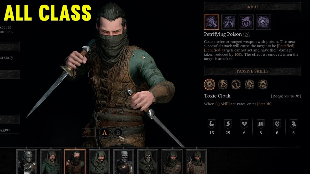 All Classes in Dungeonborne Game - YouTube