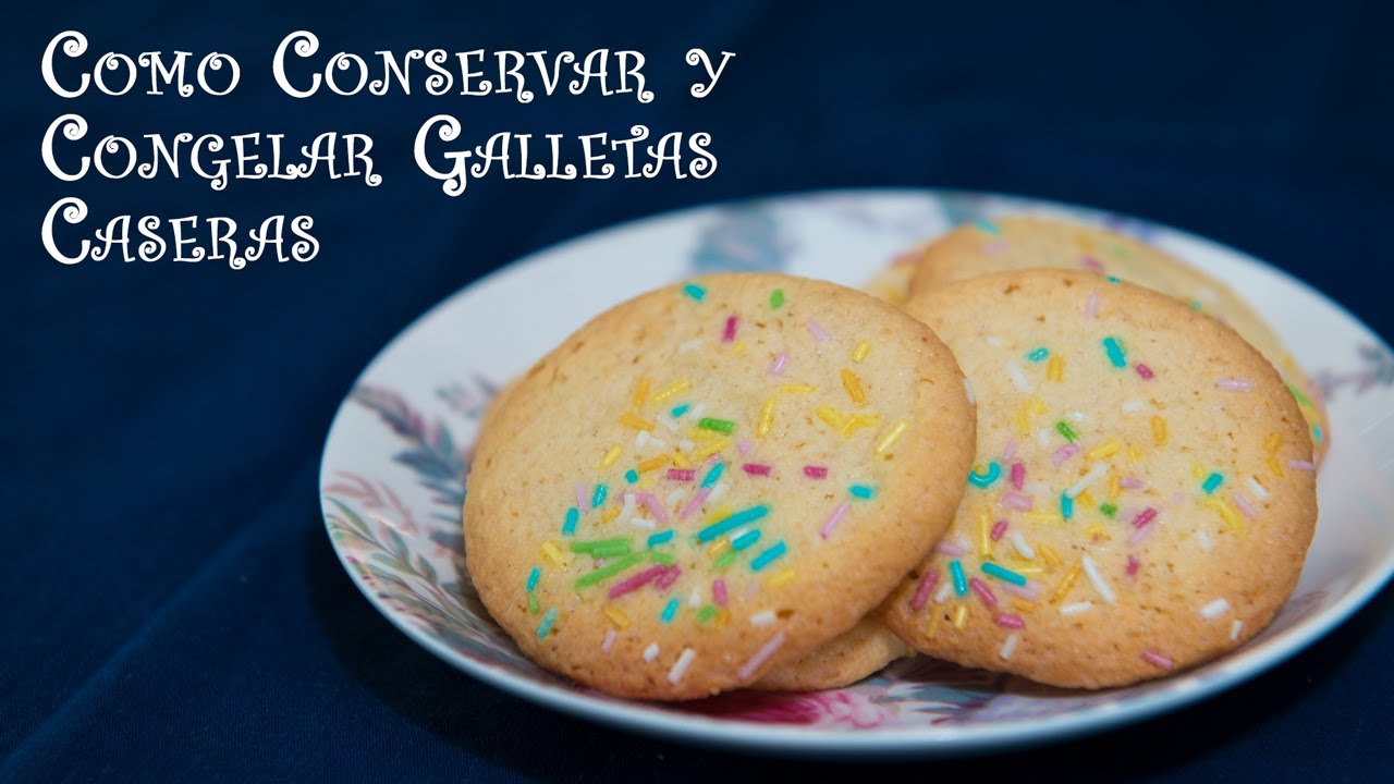Como Conservar y Congelar Galletas Caseras - YouTube