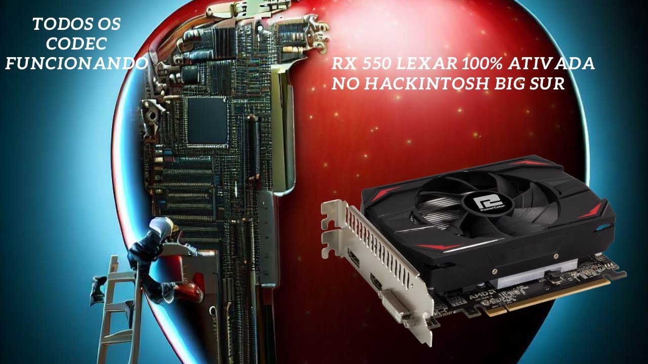 ATIVAÇÃO 100% FUNCIONAL DA RX550 LEXA NO MAC OSX BISUR. - YouTube