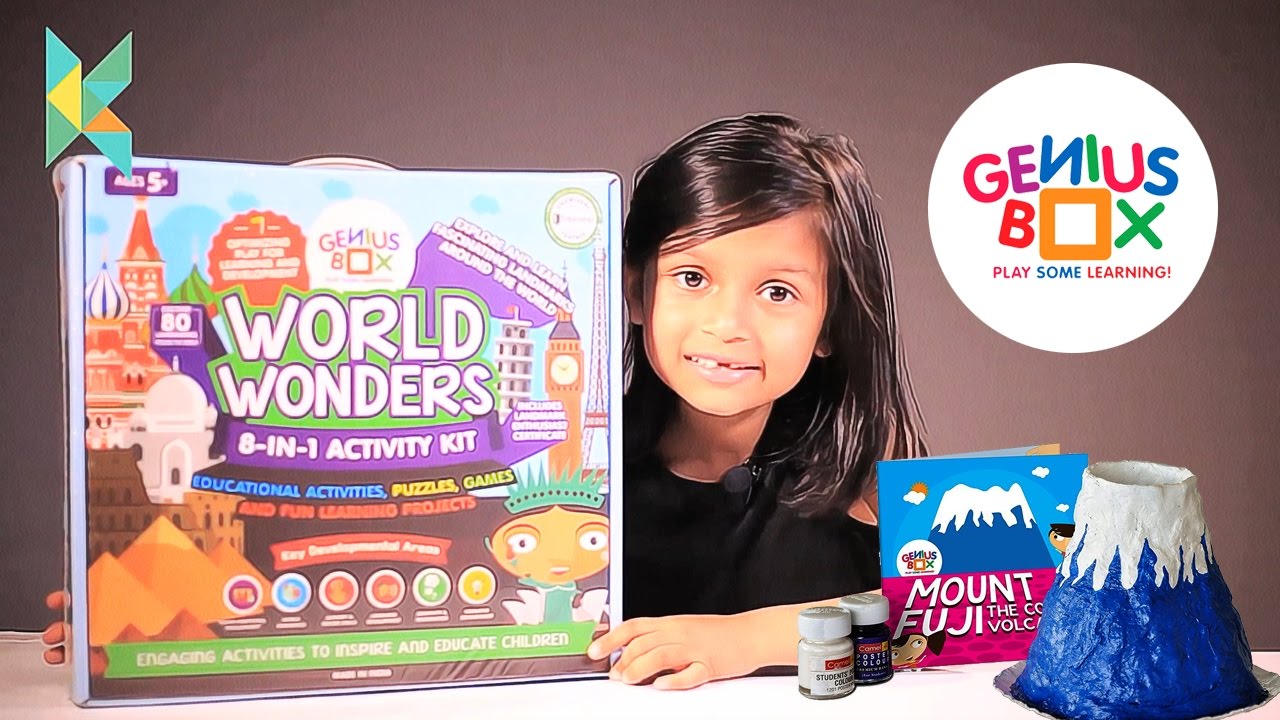 Genius Box Learning Toys for Children : World Wonders Activity Kit ...