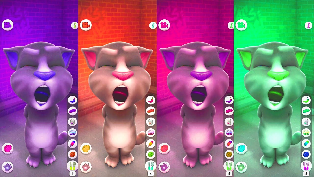 My Talking Tom colours funny movement || Talking Tom 🔴 All NEW Episodes ...