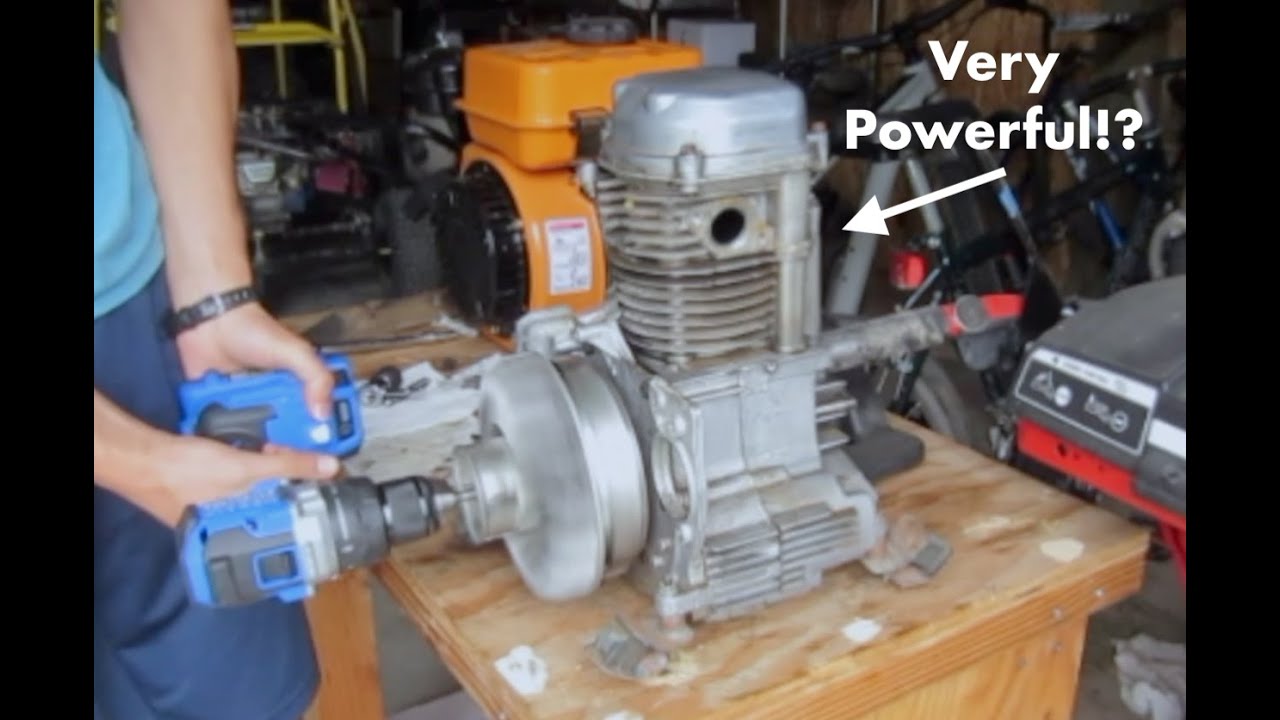 150cc engine converted to air compressor (Build Pt.1) - YouTube
