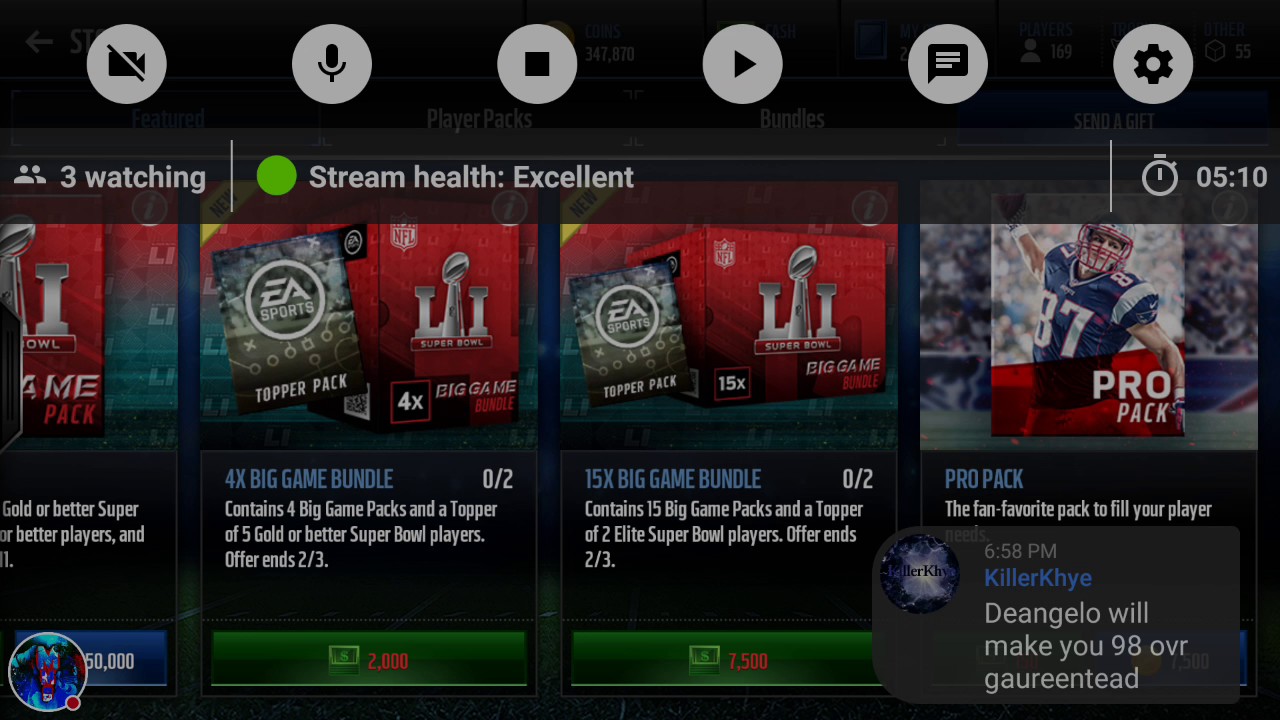 PACK OPENING!!!! MADDEN MOBILE 17 - YouTube