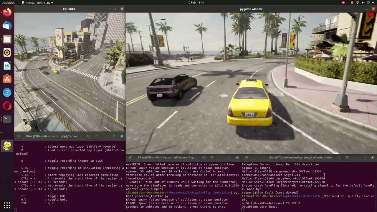 CARLA Demo - Collision - YouTube