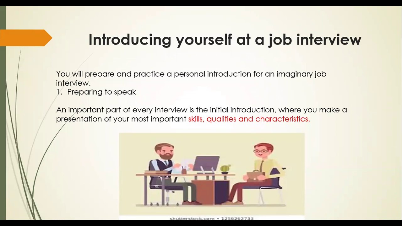 clase 1° medio Ingles job interview - YouTube