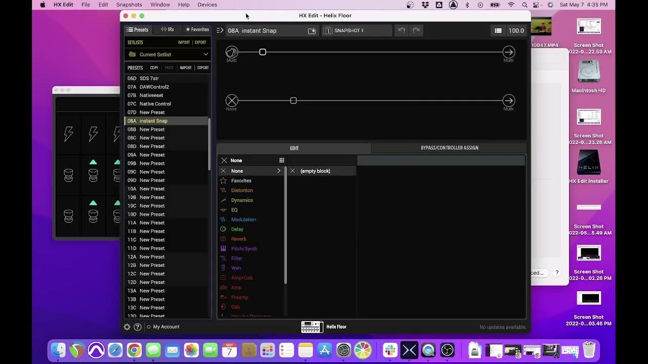 Helix HX Edit Major USB Bugs with instant actions v3.15 and 3.11 - YouTube