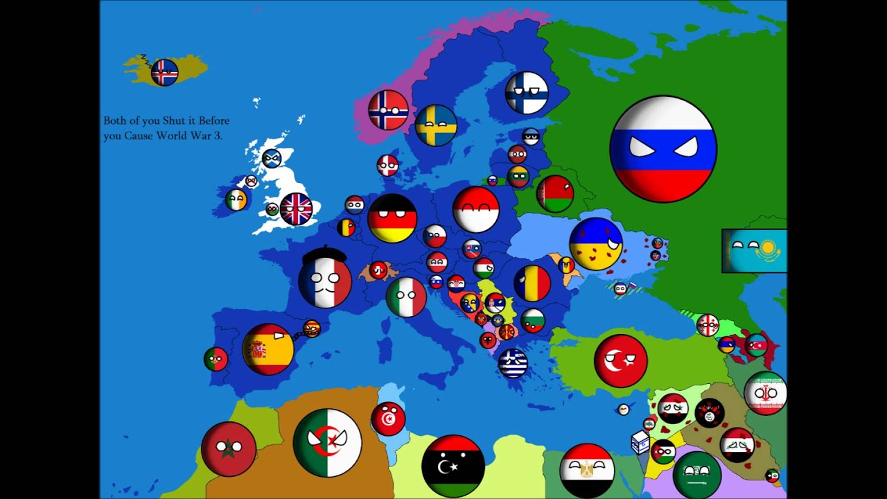 Europe in Country Balls - Part One - YouTube