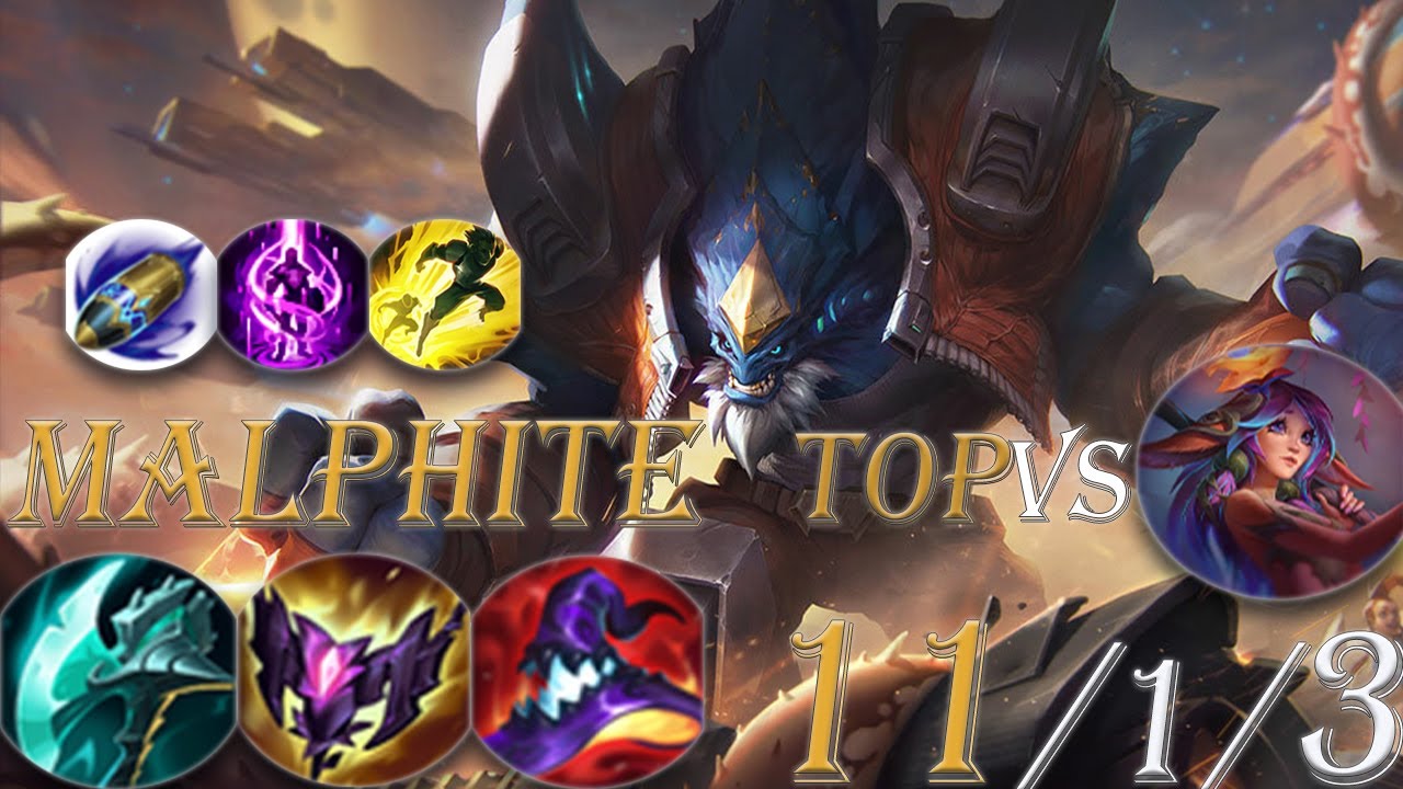 Malphite Top Vs Lillia. Each Q Gets 100 GOLD, With This One-Shot ...