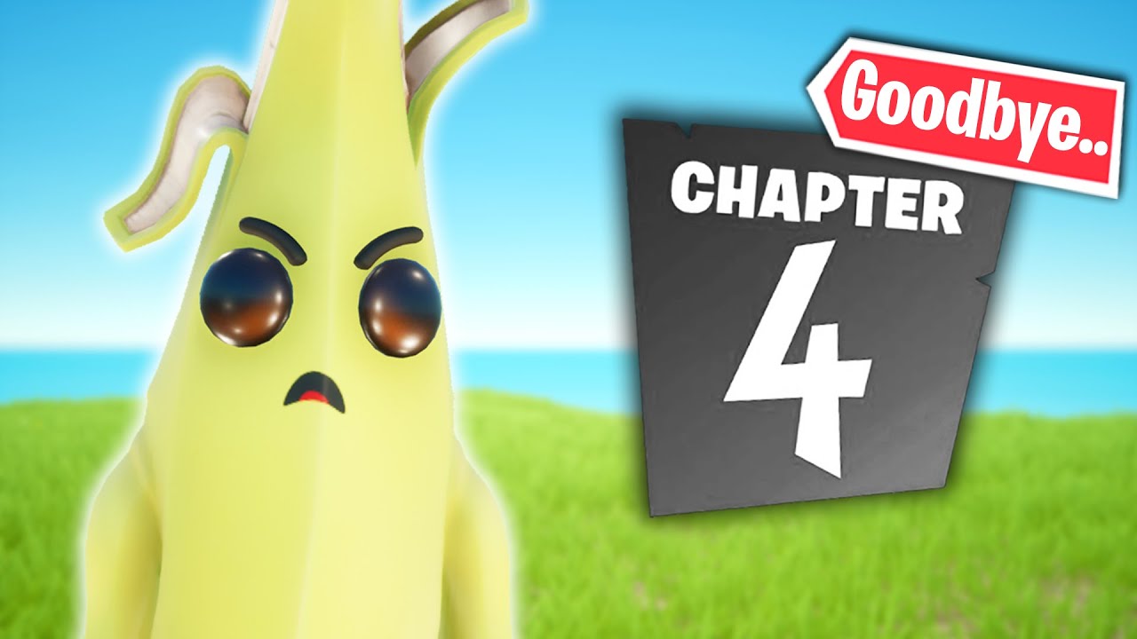Goodbye To CHAPTER 4... (Fortnite) - YouTube