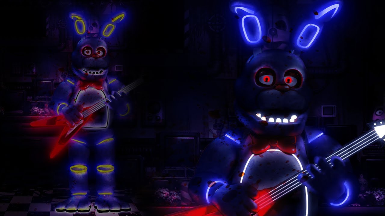 Speed edit FNAF bonnie shiny - YouTube