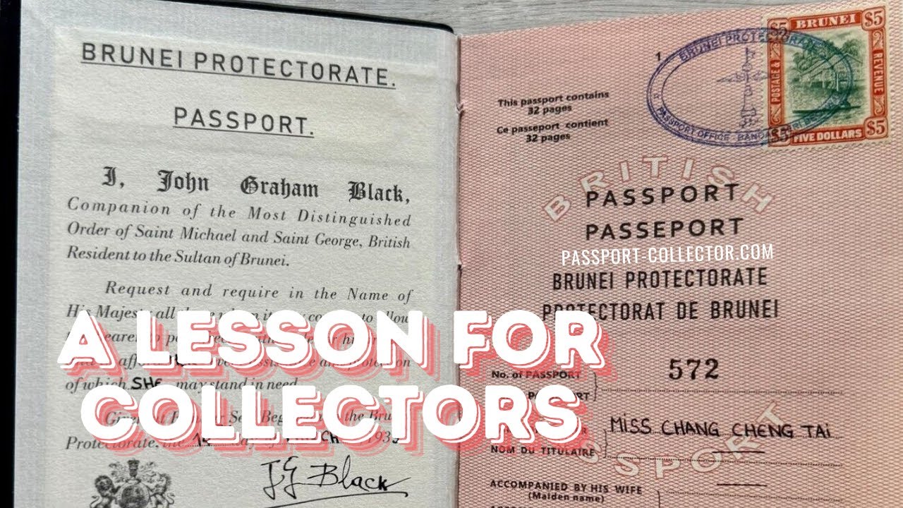 Vintage Passport Collector: A Lesson for Passport Collectors - YouTube