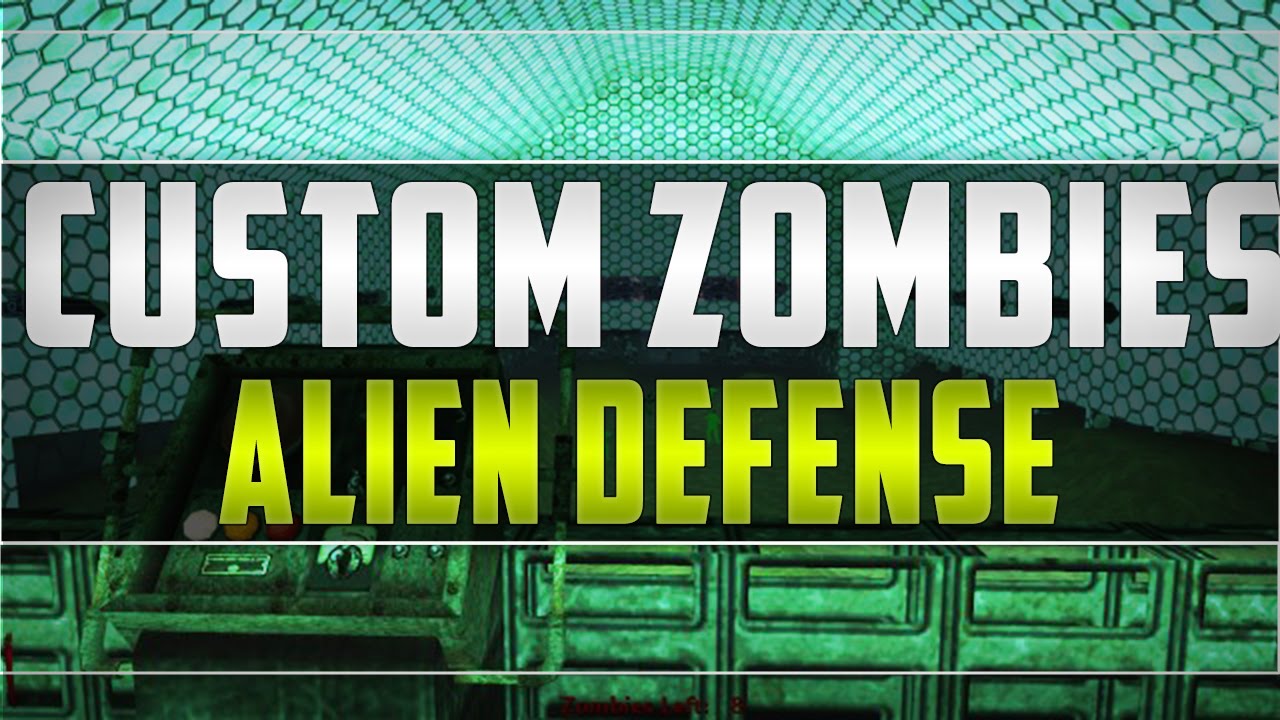 Custom Zombies: Alien Defense "DEFEND THE TELEPORTER" - YouTube