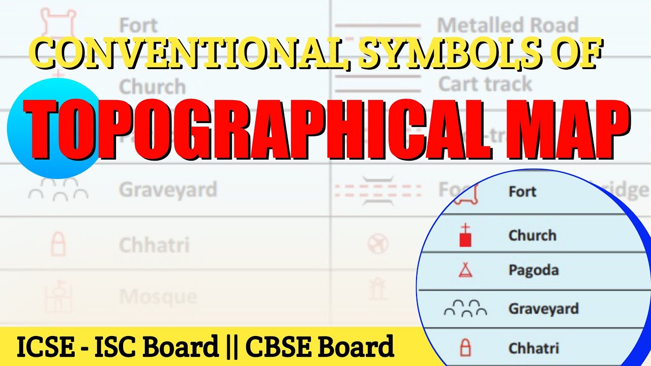 Conventional Symbols of Topographic Map/ Conventional Symbols ...