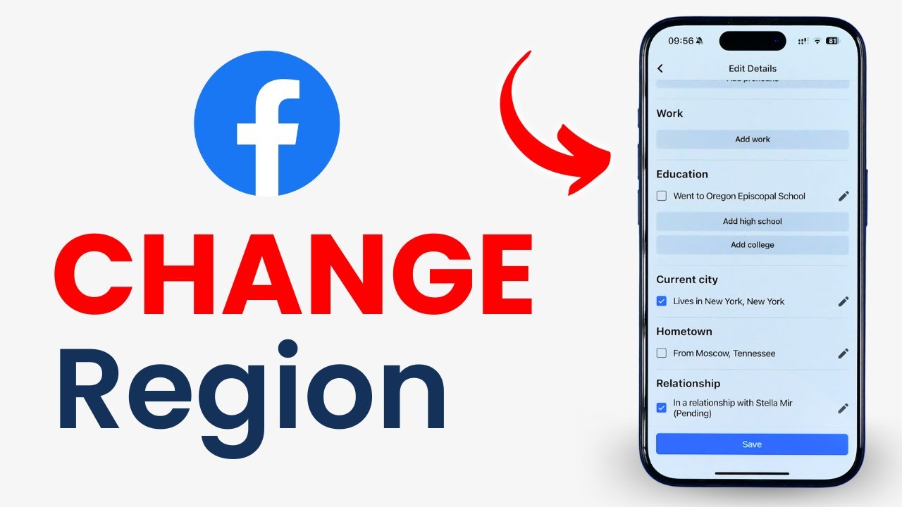 How to Change Facebook Language & Region Settings - YouTube