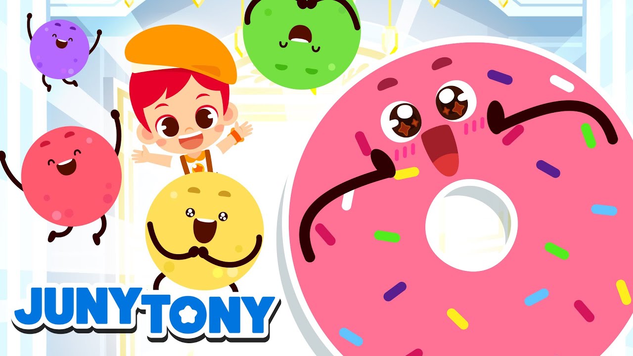 Rainbow Donuts’ Bakery Ball 🍩 Colorful Doughnuts Dance Party｜Kids Songs ...