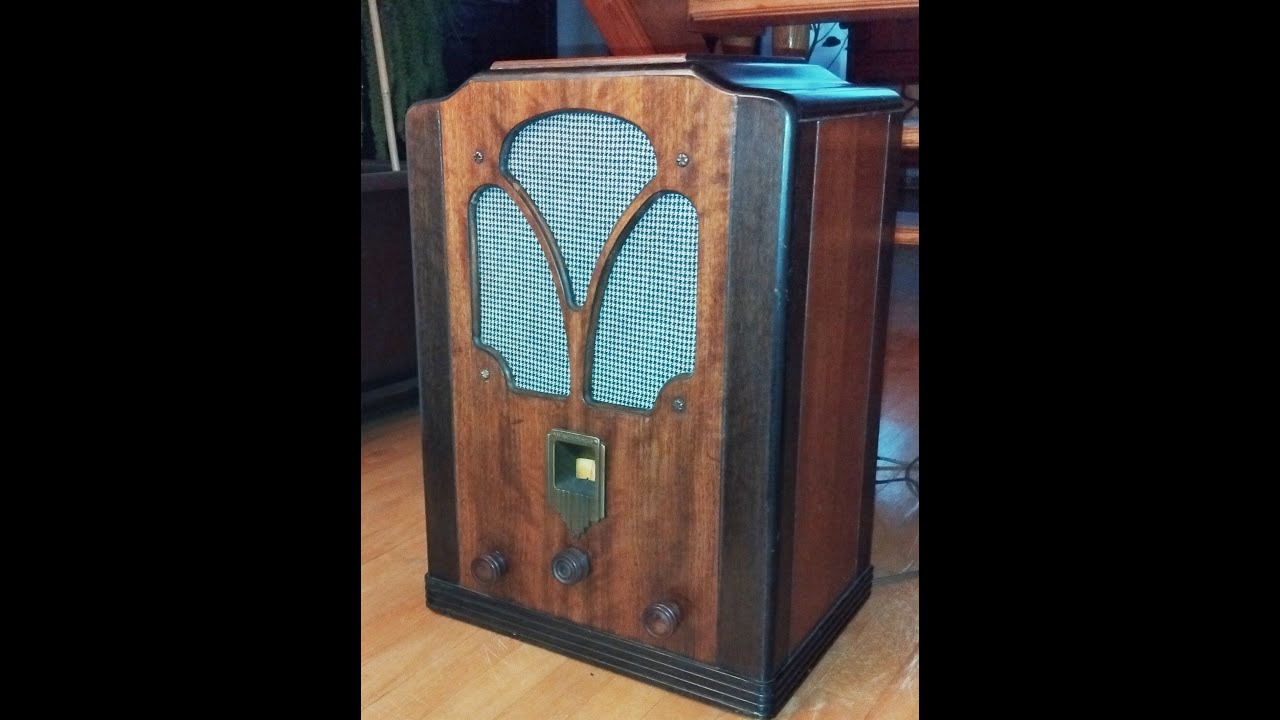 Old Westinghouse WR-10a Columette tube radio, a luxurious radio of hard ...