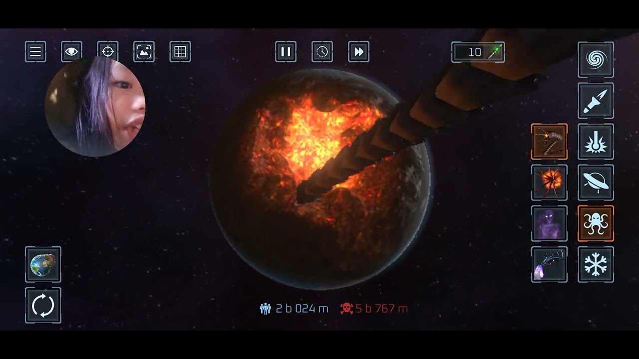 solar smash game you can bombing the earth and too many things in solar ...