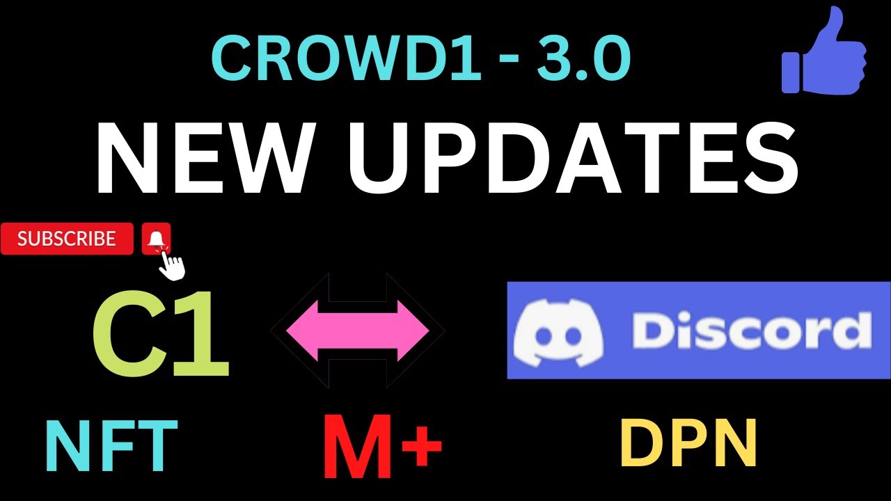 CROWD1 NEW UPDATES C1 - DICORD & NFT - YouTube