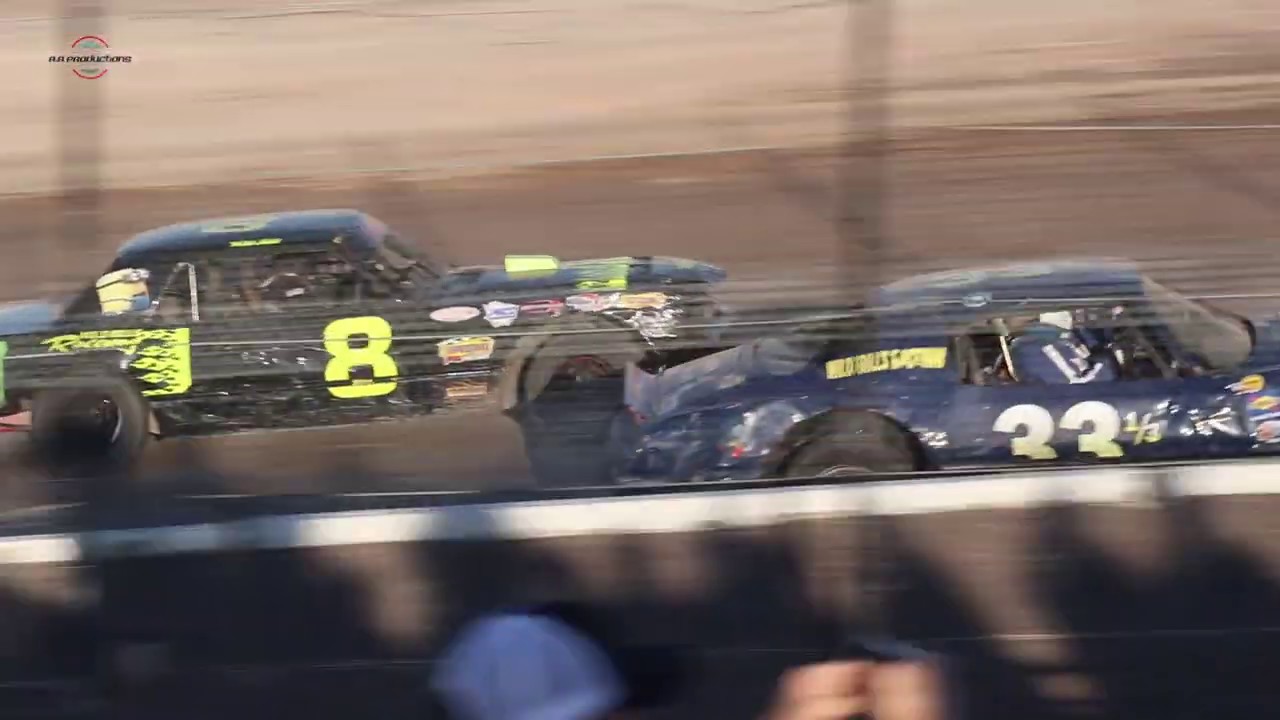 Millard County Raceway IMCA Hobby Stock Heat Races 9/21/19 - YouTube