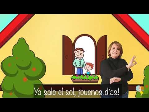 CANCIÓN DE BUENOS DÍAS EN LSE 1 - YouTube