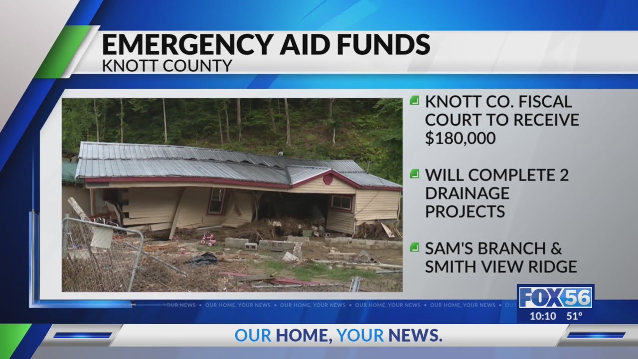 Emergency funds headed to Knott County flood survivors - YouTube